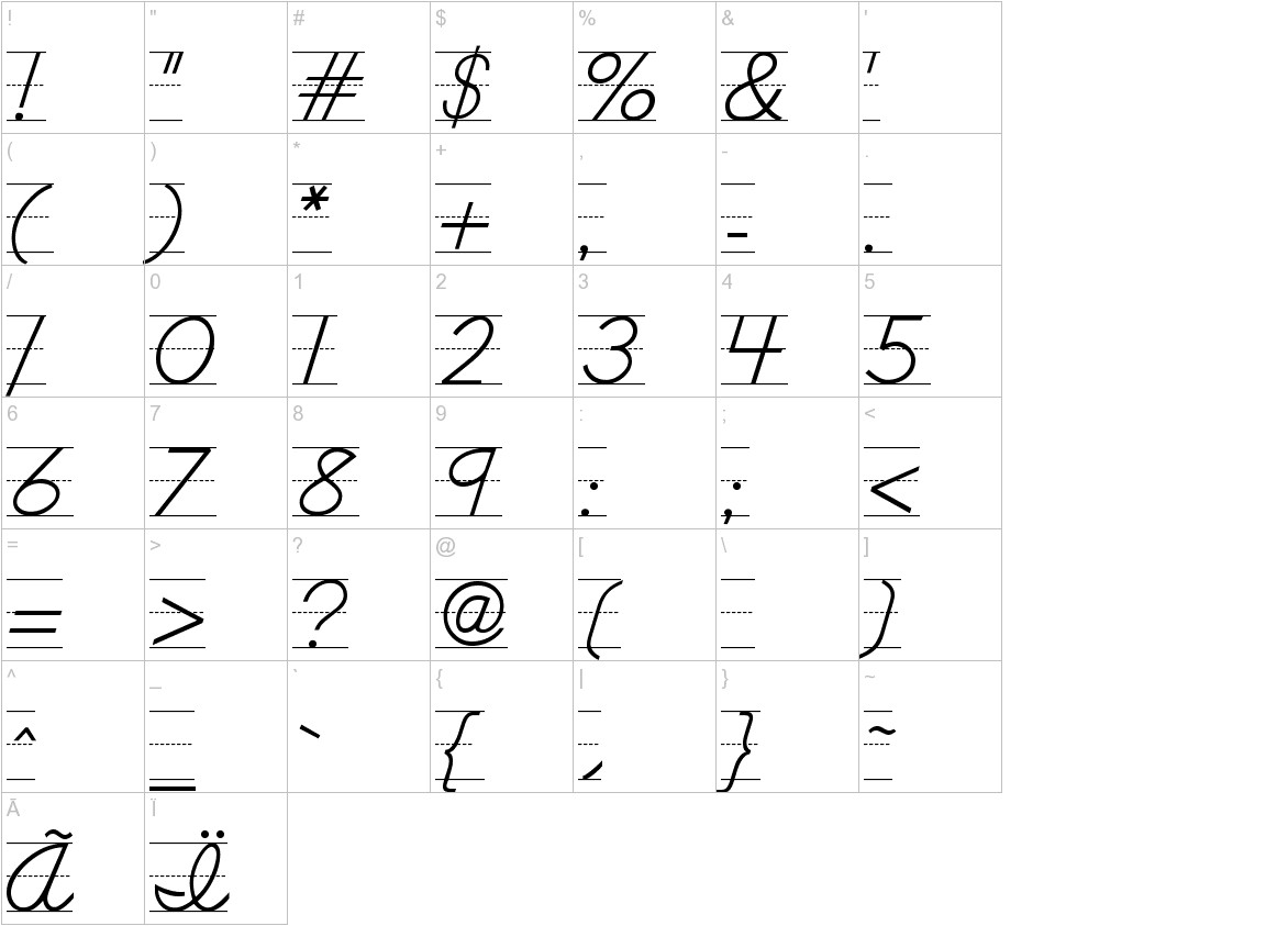 SchoolScriptDashed Font | UrbanFonts.com