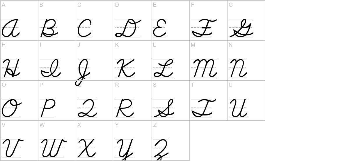 SchoolScriptDashed Font | UrbanFonts.com