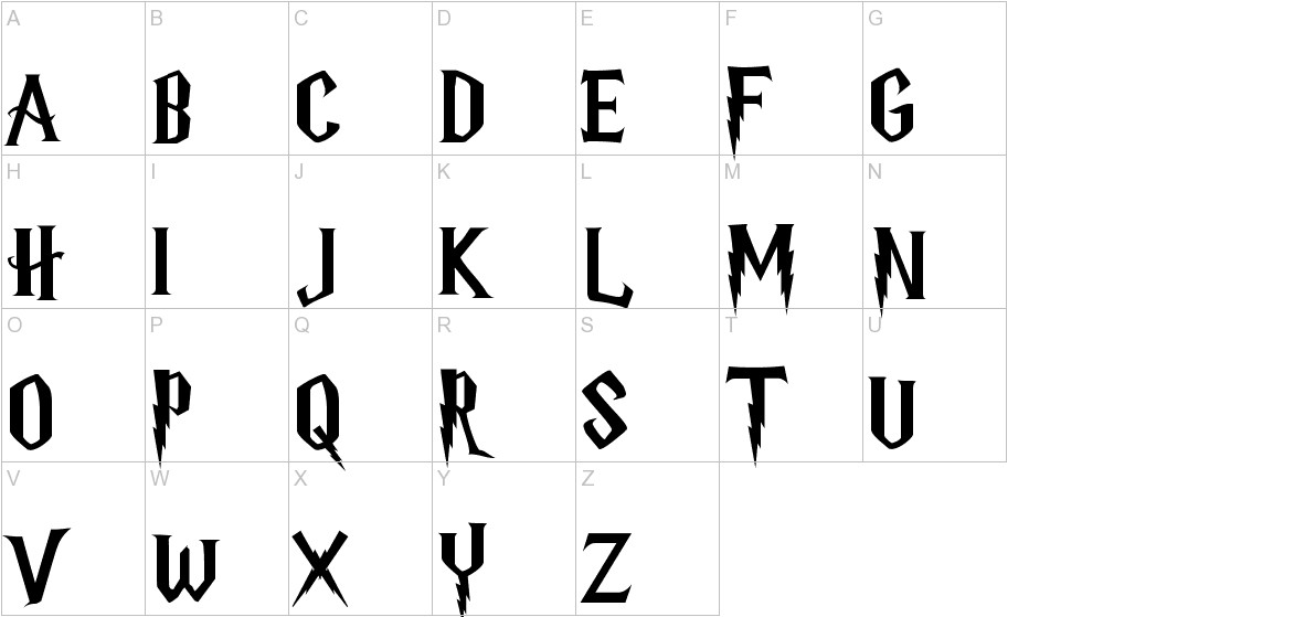 Harry P Font UrbanFonts