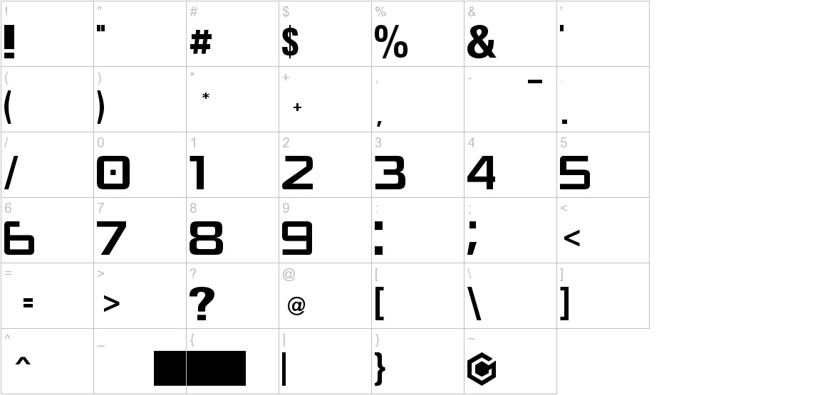 GAMECUBEN DualSet Font | UrbanFonts.com