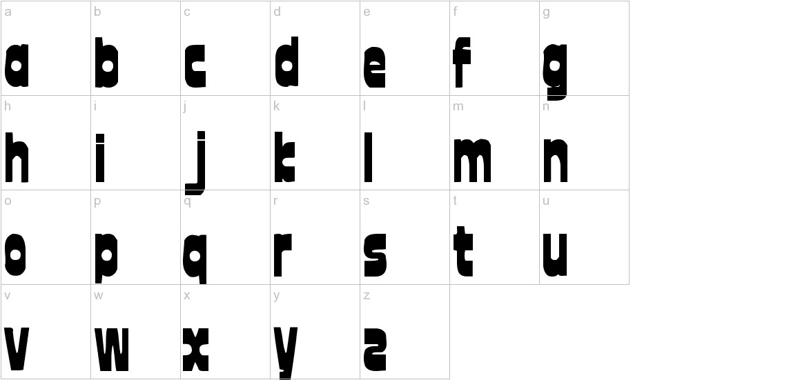 Font twelve Font | UrbanFonts.com