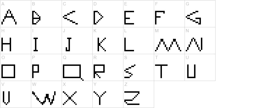 Computer Malfunction Error Font | UrbanFonts.com