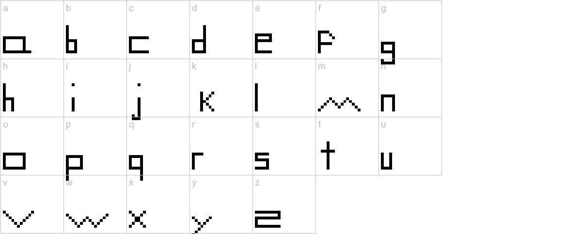 Computer Malfunction Error Font | UrbanFonts.com