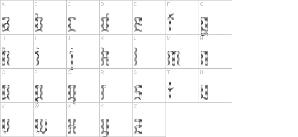 Cross Font | UrbanFonts.com