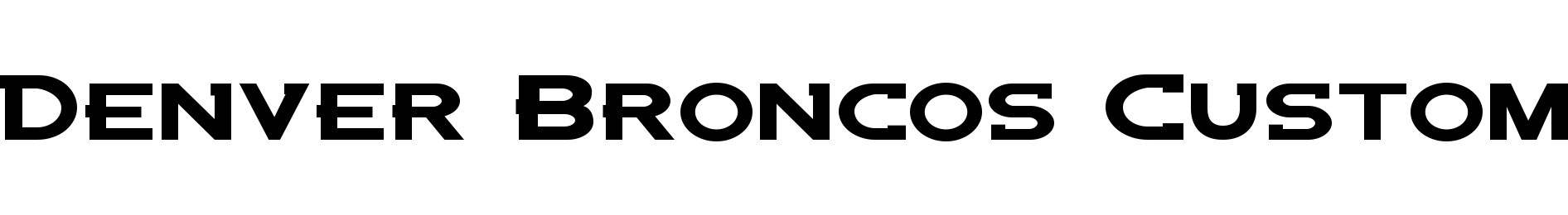 Free fonts by Denver Broncos - Urban Fonts