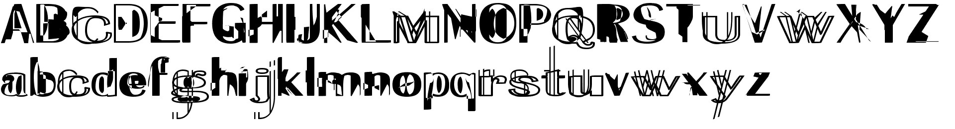 Free Distorted fonts Page 31 - Urban Fonts