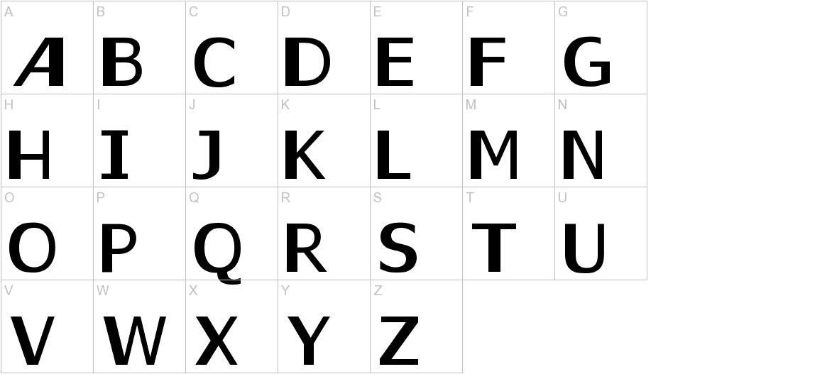 Gaps Font | UrbanFonts.com