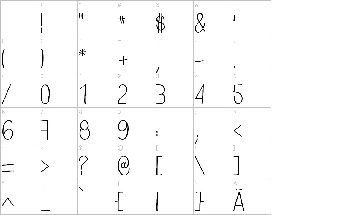 HAND OF CRE Font | UrbanFonts.com