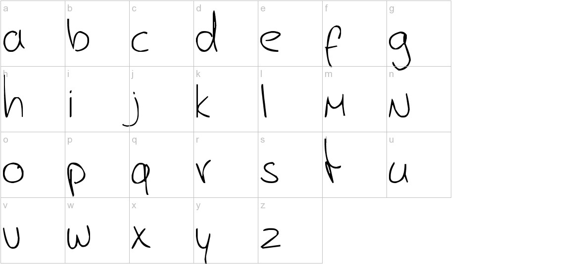 Jerry's handwriting Font | UrbanFonts.com