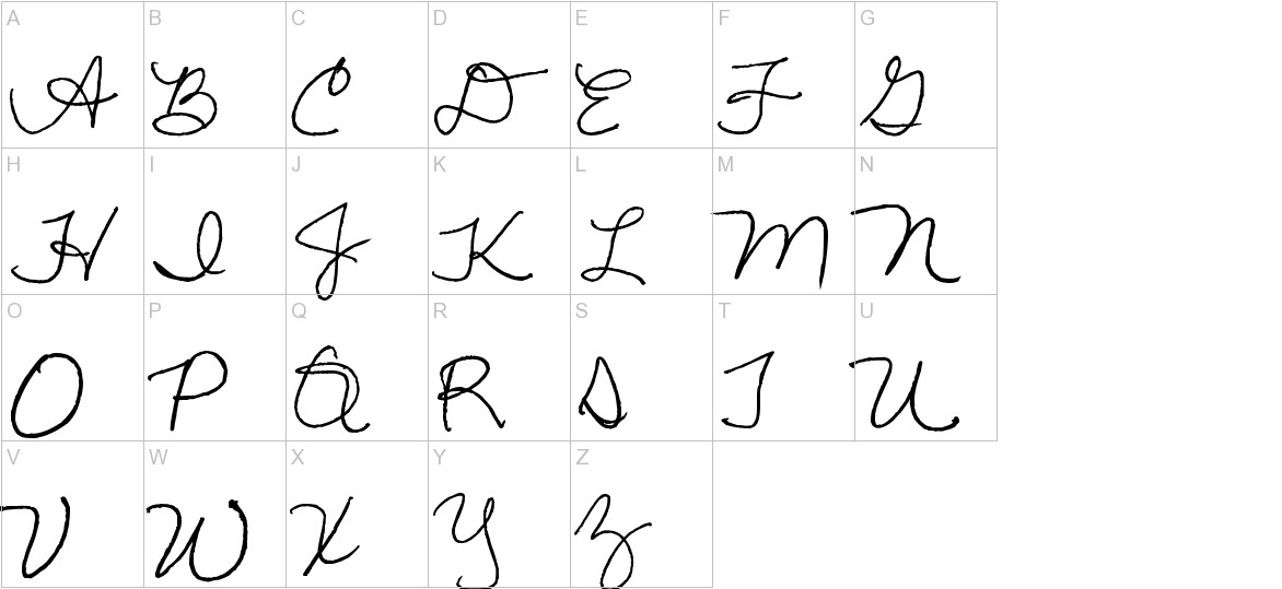 Lisa's First Class Font | UrbanFonts.com