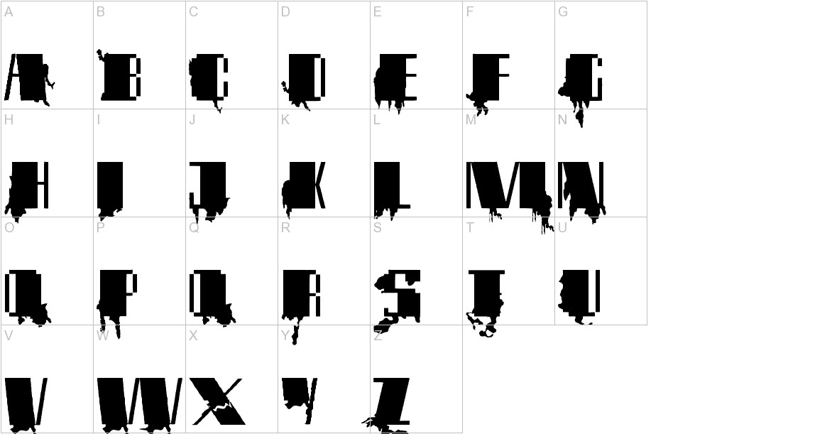 Map Font | UrbanFonts.com