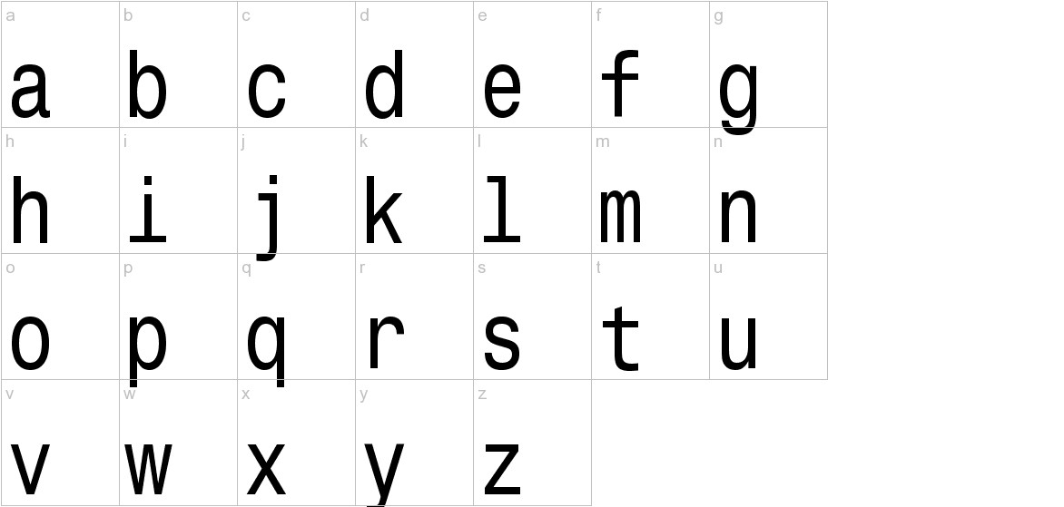 MonospaceTypewriter Font | UrbanFonts.com