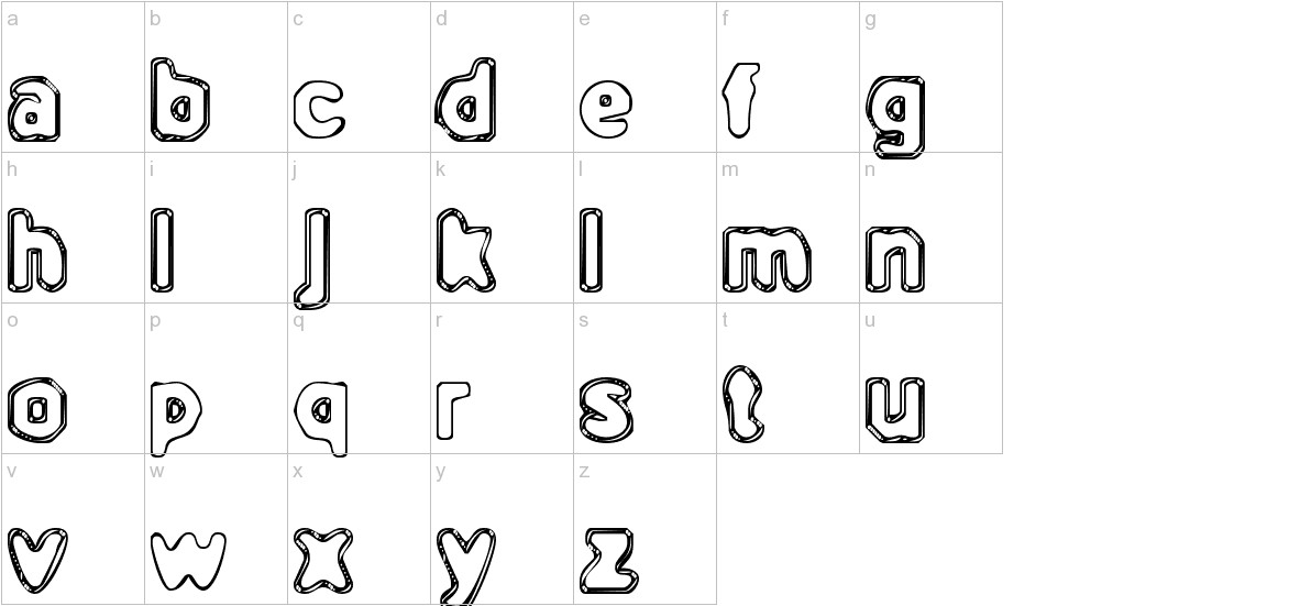 BN-Outer Line Font | UrbanFonts.com