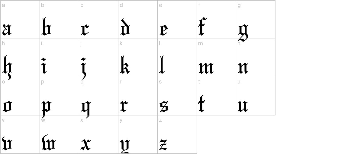 Olde English Font UrbanFonts