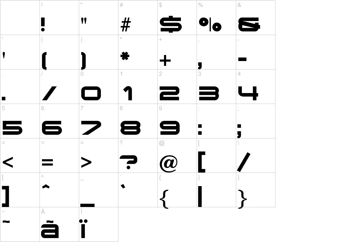 Planet Opti Font | UrbanFonts.com