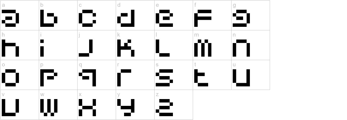 Sci Fied Bitmap Font | UrbanFonts.com