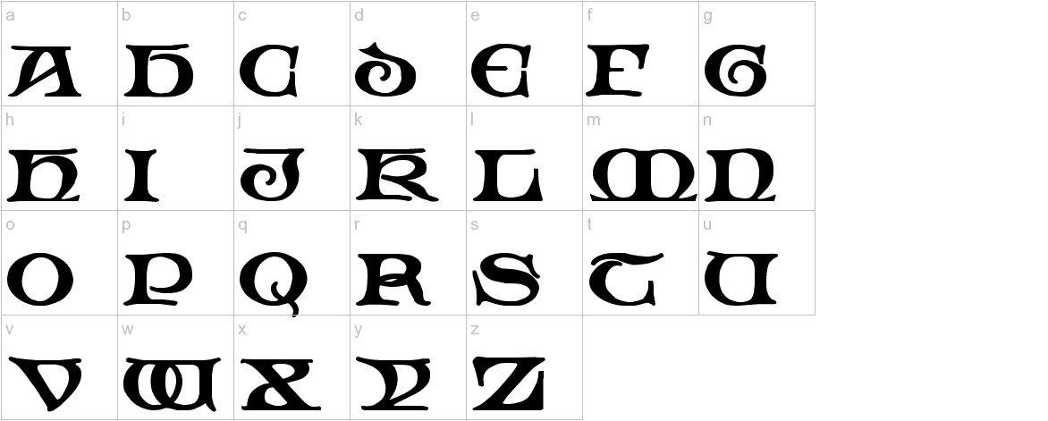 Spiral Initials Font | UrbanFonts.com