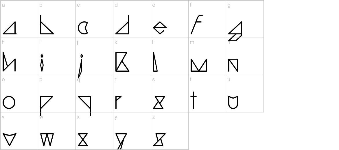 Triangler Font | UrbanFonts.com