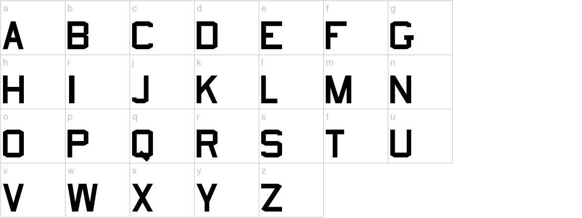 USN_Stencil Font | UrbanFonts.com