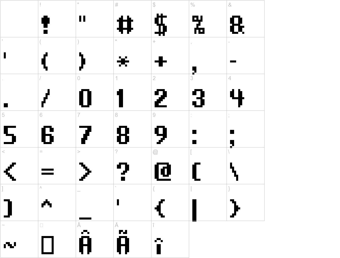 AE Systematic Font | UrbanFonts.com