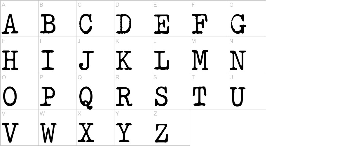 Am_type1 Font | UrbanFonts.com