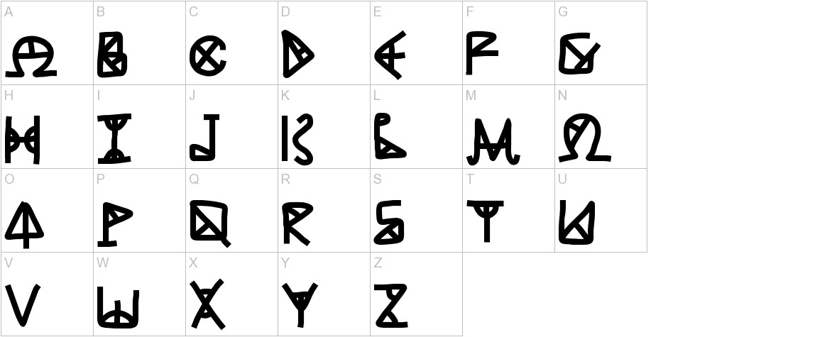 ANCIENT GREASE Font | UrbanFonts.com