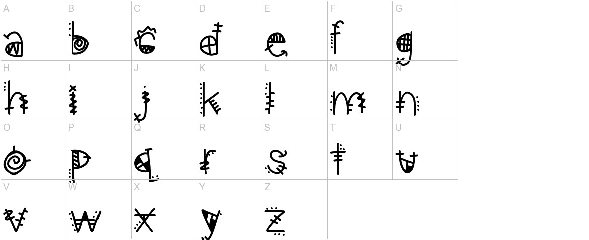 Aztec kingdom Font | UrbanFonts.com