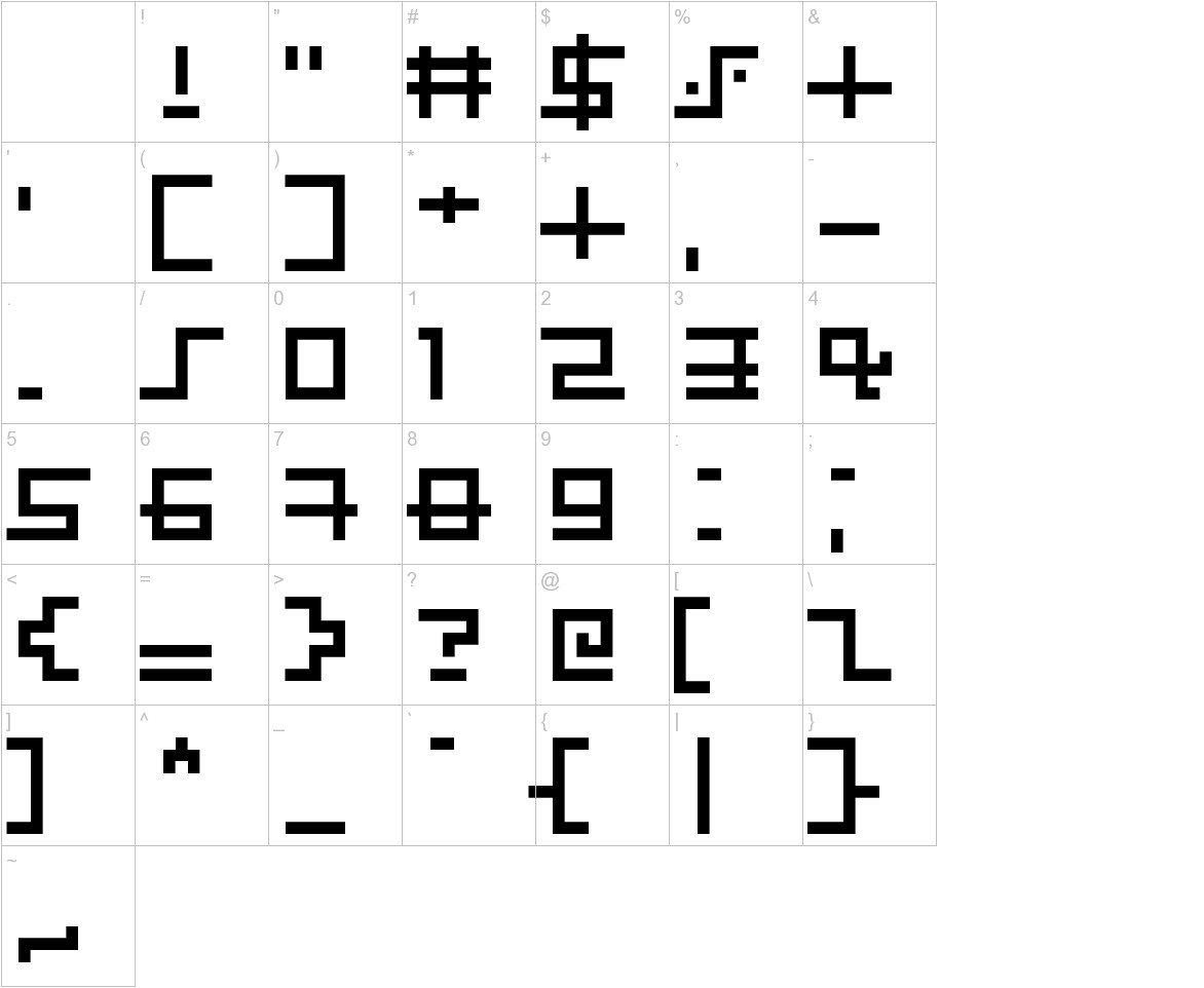 Bit Chips Font | UrbanFonts.com