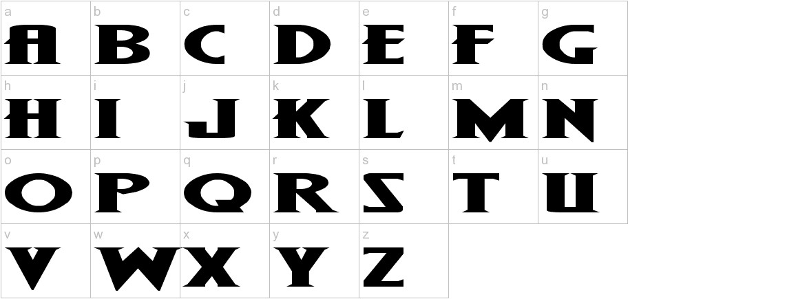 Wolf's Bane Expanded Font | UrbanFonts.com