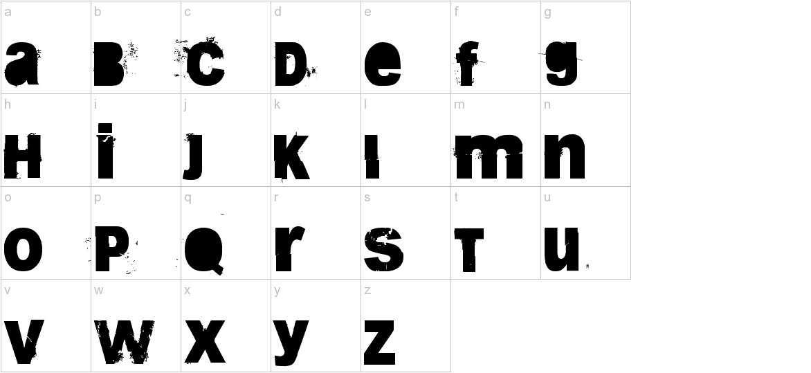 Bug Report Font 