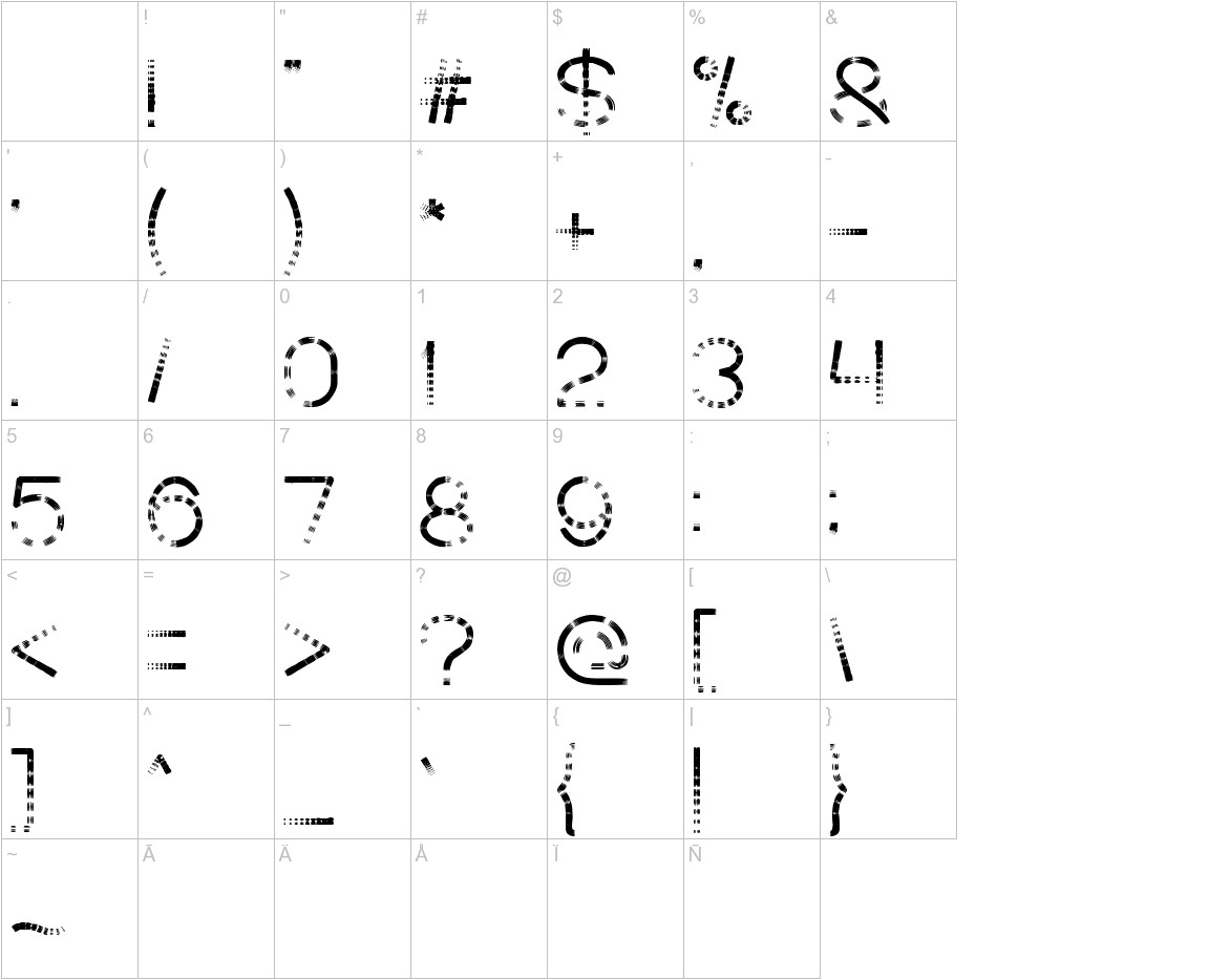 CHASING TAIL Font | UrbanFonts.com