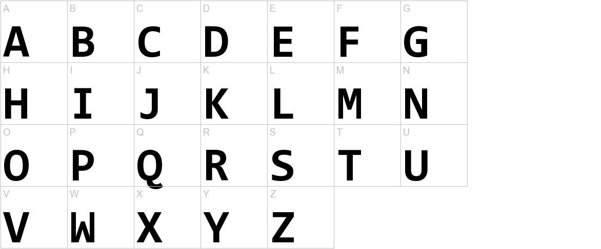 Code New Roman Bold Font | UrbanFonts.com