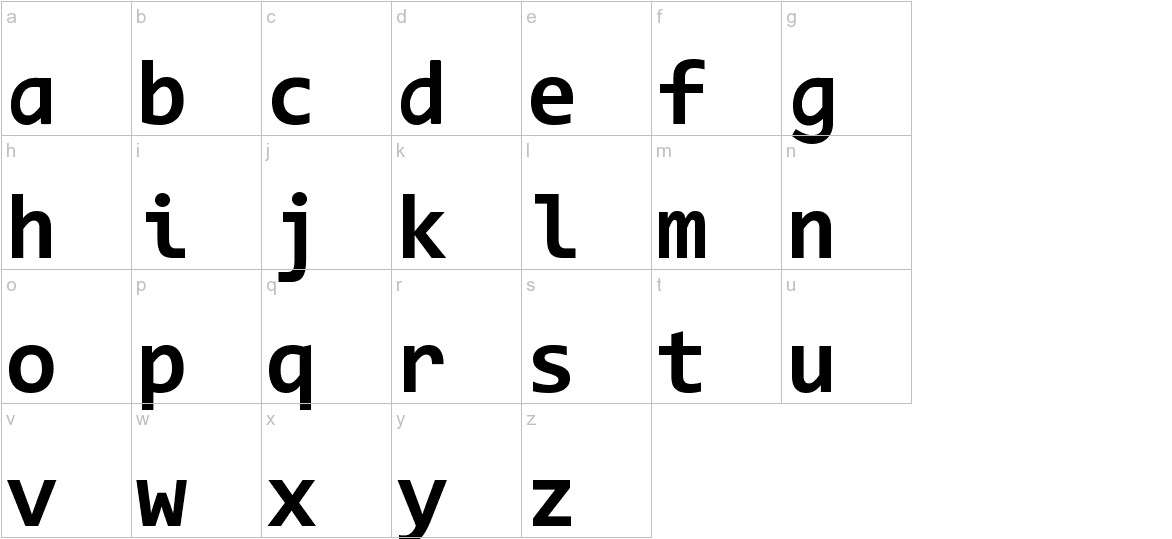 Code New Roman Bold Font | UrbanFonts.com