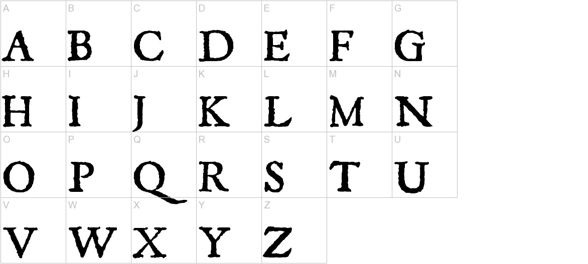 JSL Ancient Uppercase