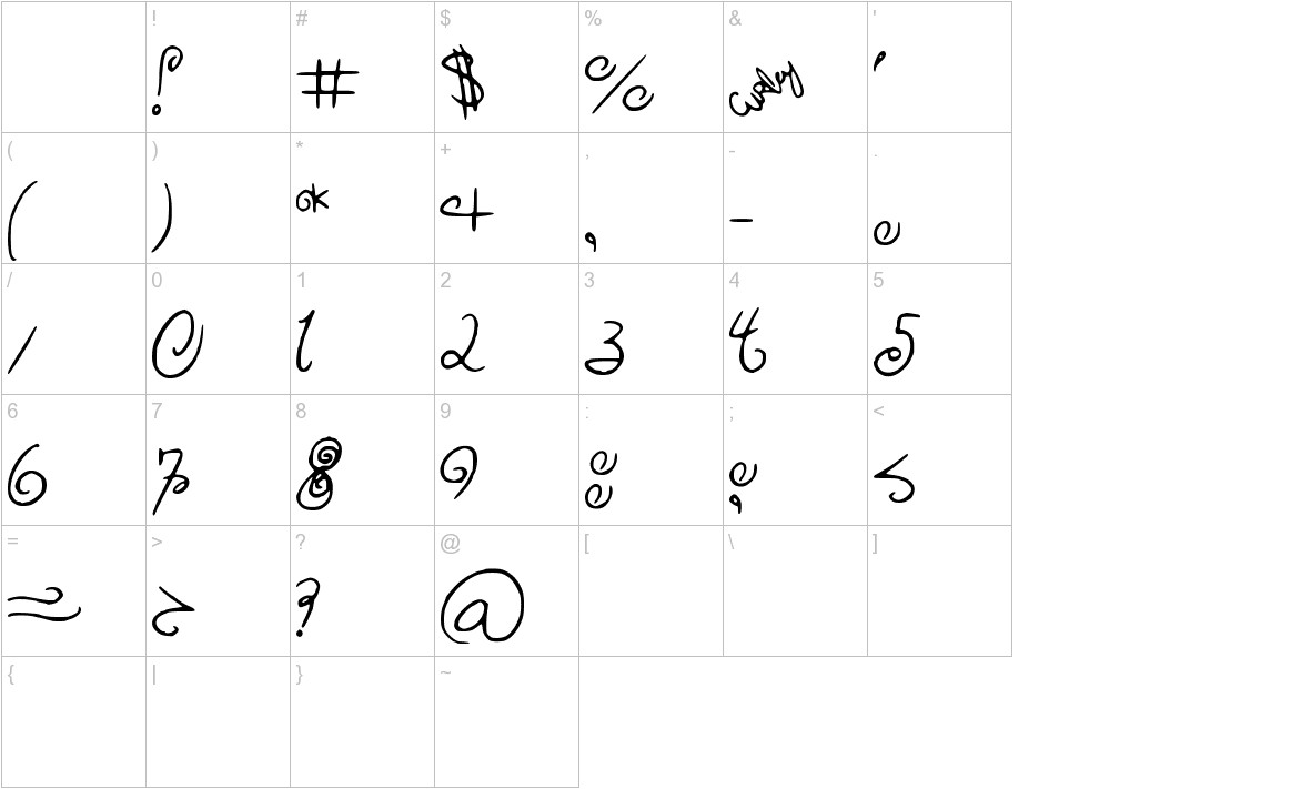 CurlyCuties Font | UrbanFonts.com