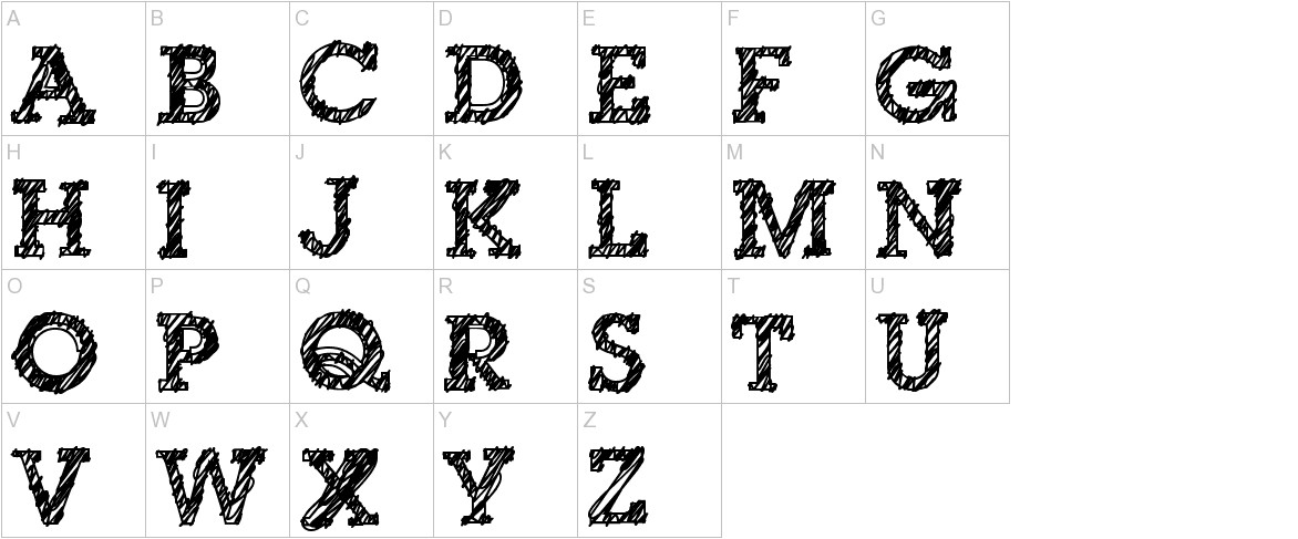 Dibble nibble square Font | UrbanFonts.com