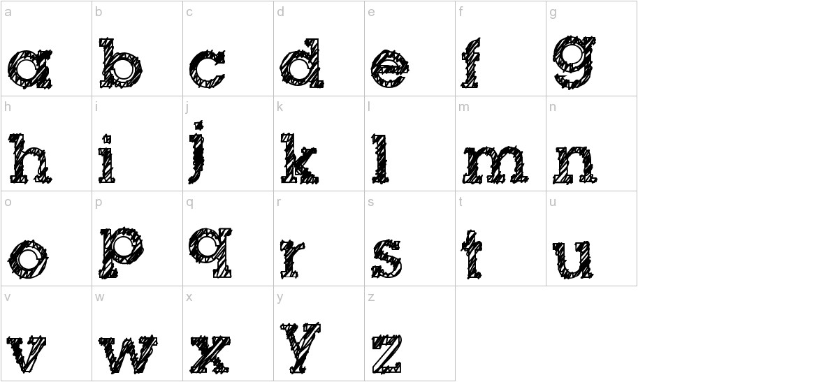 Dibble nibble square Font | UrbanFonts.com