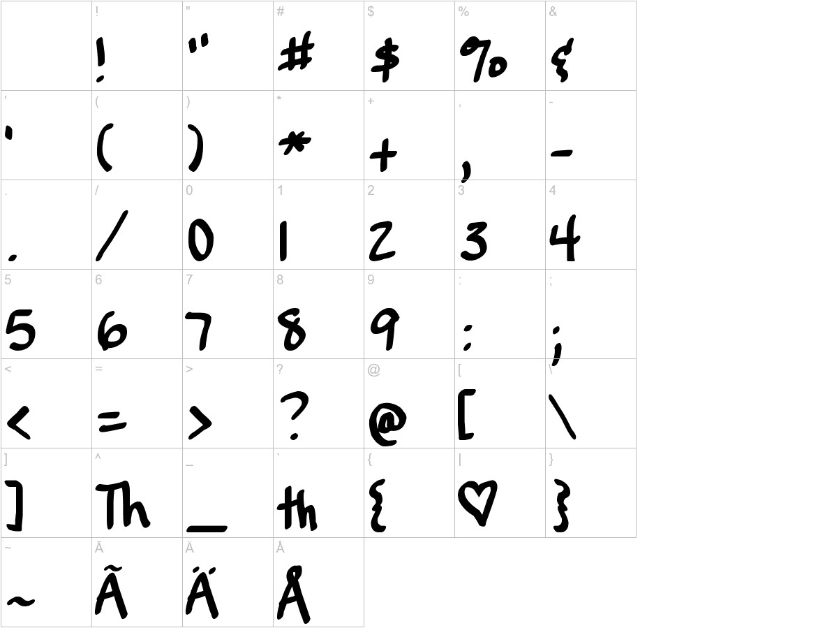 DJB Writes a Lot Font | UrbanFonts.com