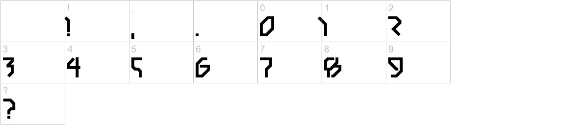 Drum and Bass LDR Font | UrbanFonts.com