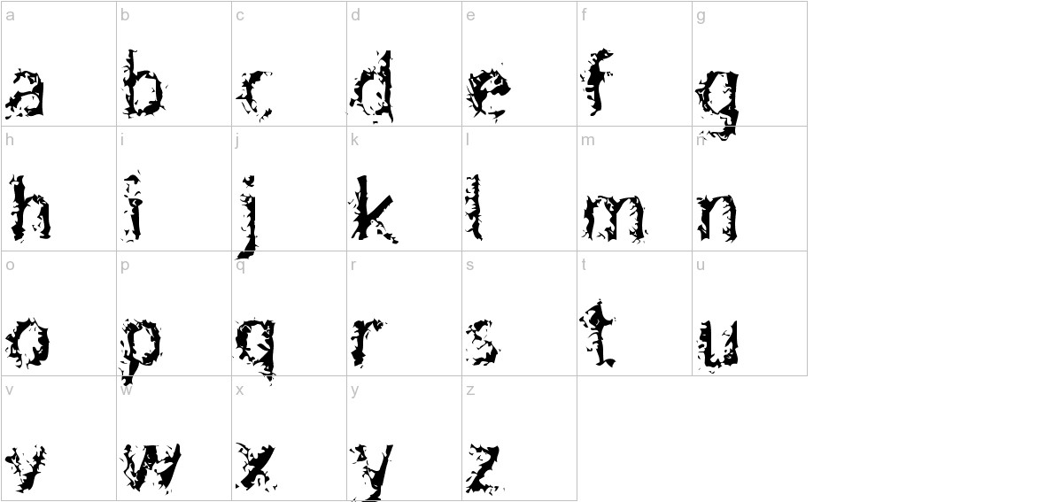 Bleed Font | UrbanFonts.com