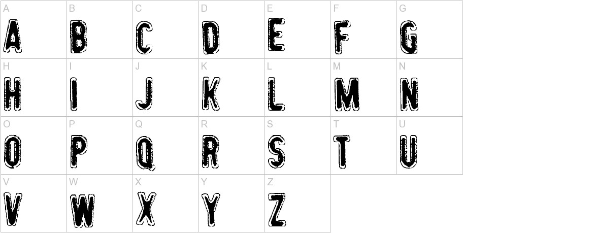 Emergency Exit Font | UrbanFonts.com