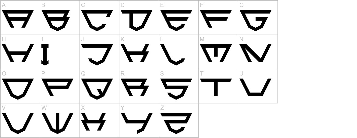 HTML5 Shield Font | UrbanFonts.com