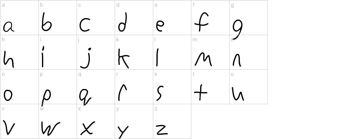 Inconsistent Print Font | UrbanFonts.com