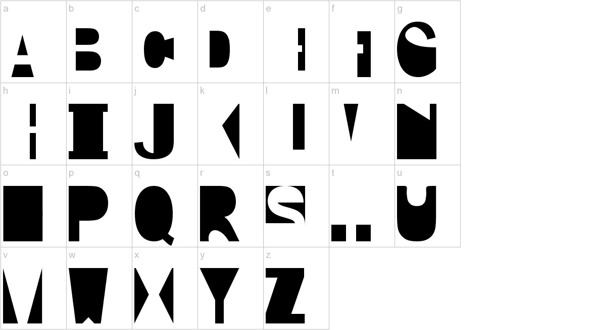 IP Font | UrbanFonts.com