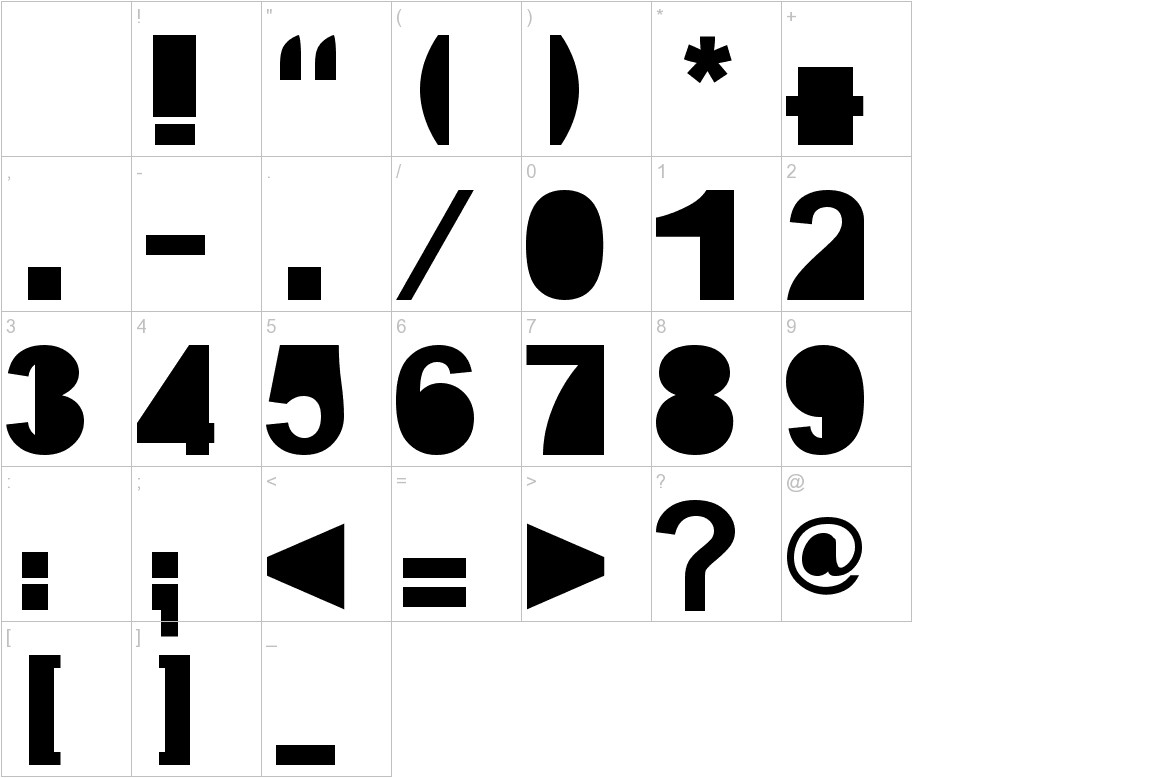 IP Font | UrbanFonts.com