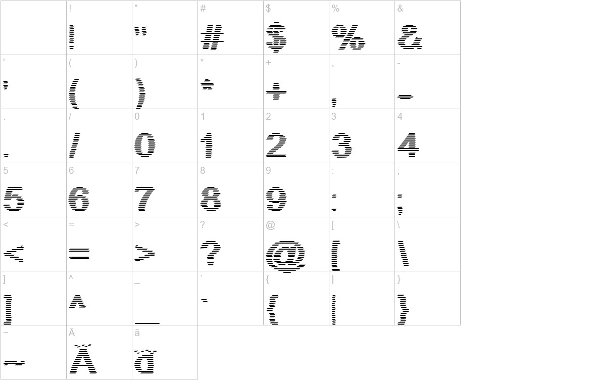 JD Stripex Font | UrbanFonts.com