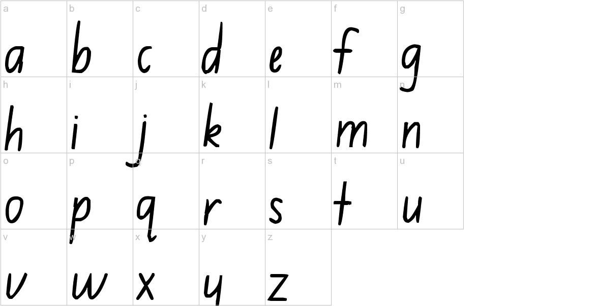 Jimmy Flashcard Font | UrbanFonts.com