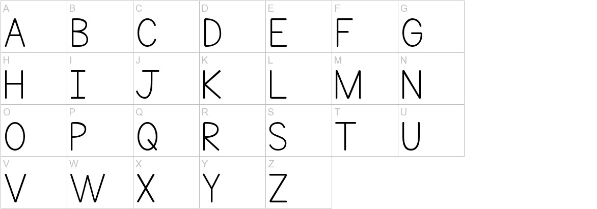 KG Neatly Printed Font | UrbanFonts.com