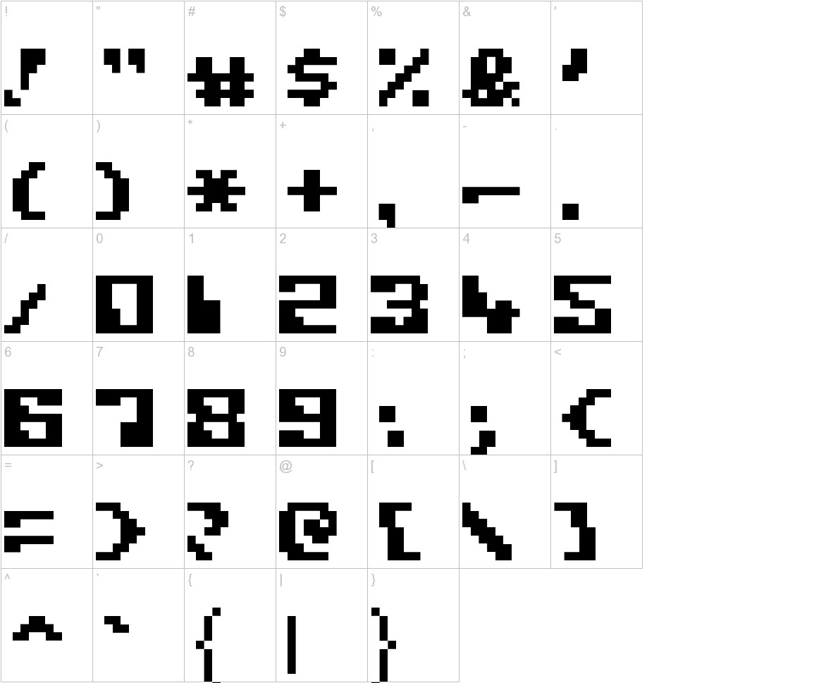 Dynamic Recompilation Font | UrbanFonts.com