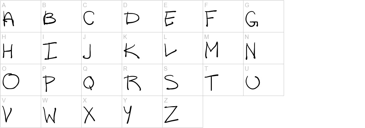 Lazy Riza Font | UrbanFonts.com